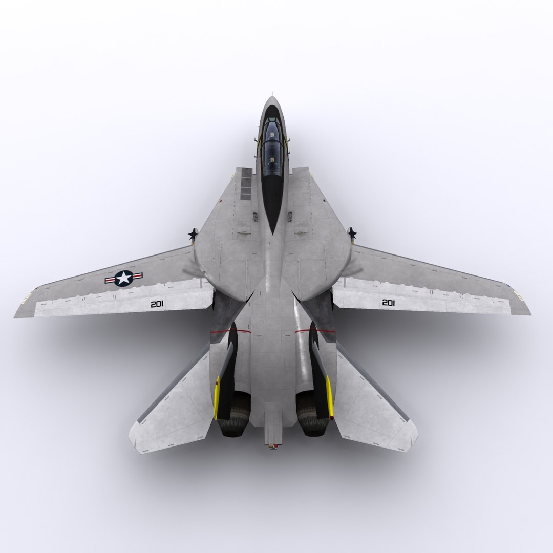 F-14 Fighter Jet Vf-84 3d Model