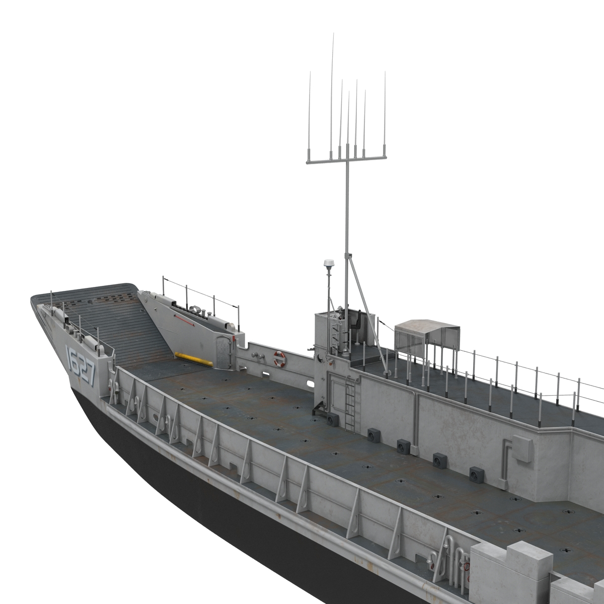 landing craft utility class 3d max