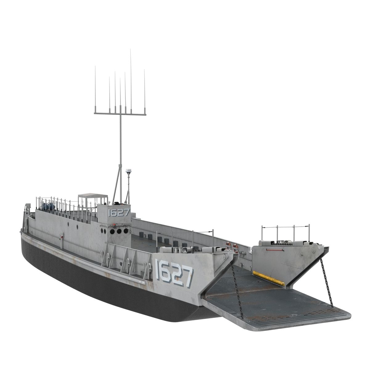landing craft utility class 3d max