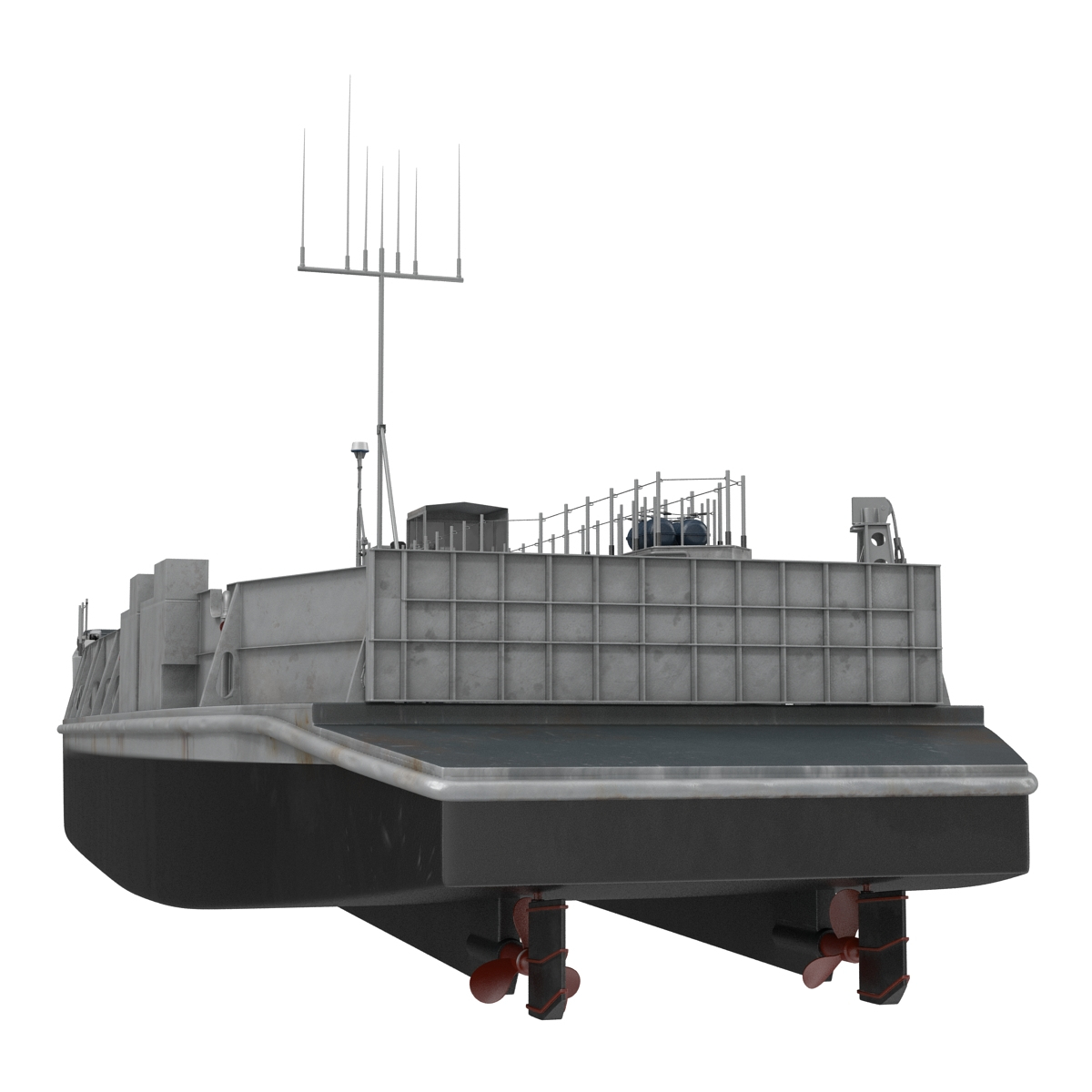 landing craft utility class 3d max