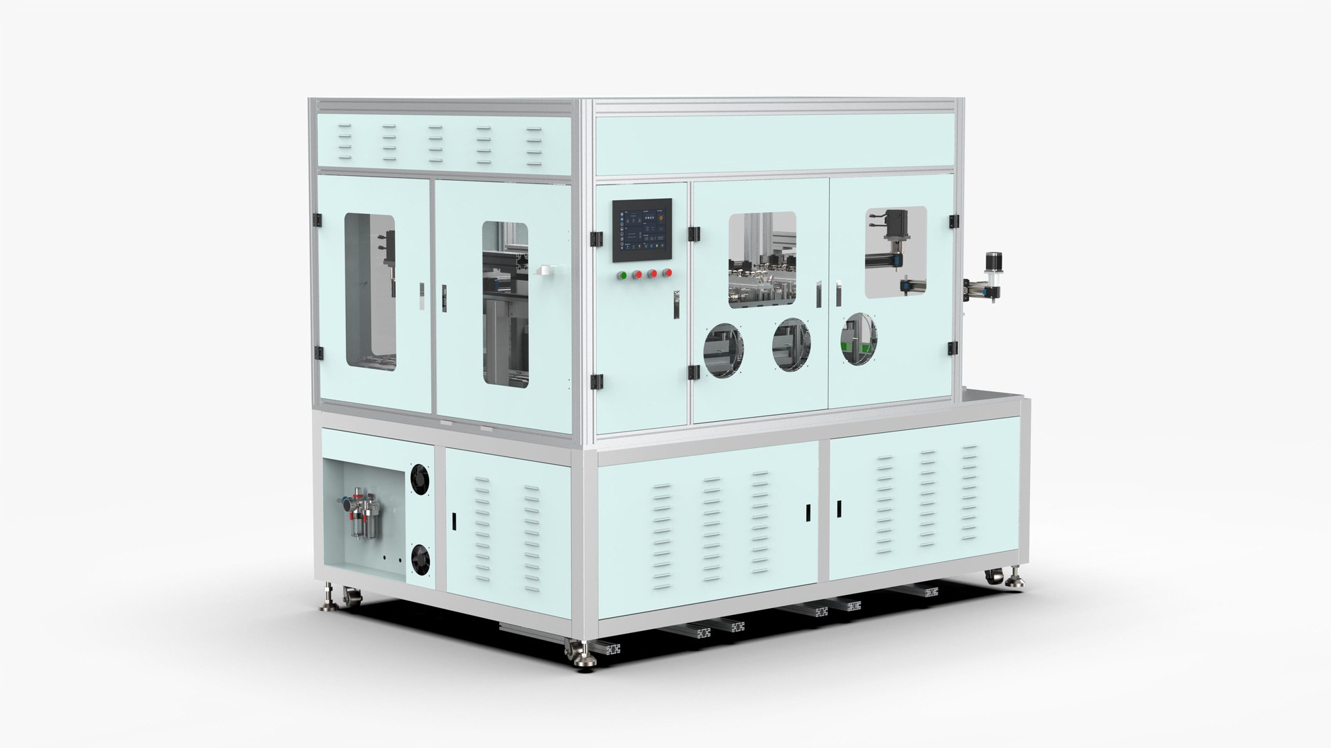 3D Helium Detection Machine Model - TurboSquid 2149290