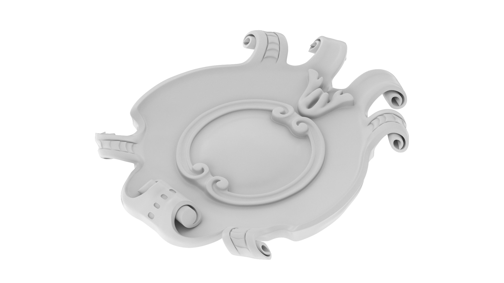 Cartouche Ornament 038 Model - TurboSquid 2226073