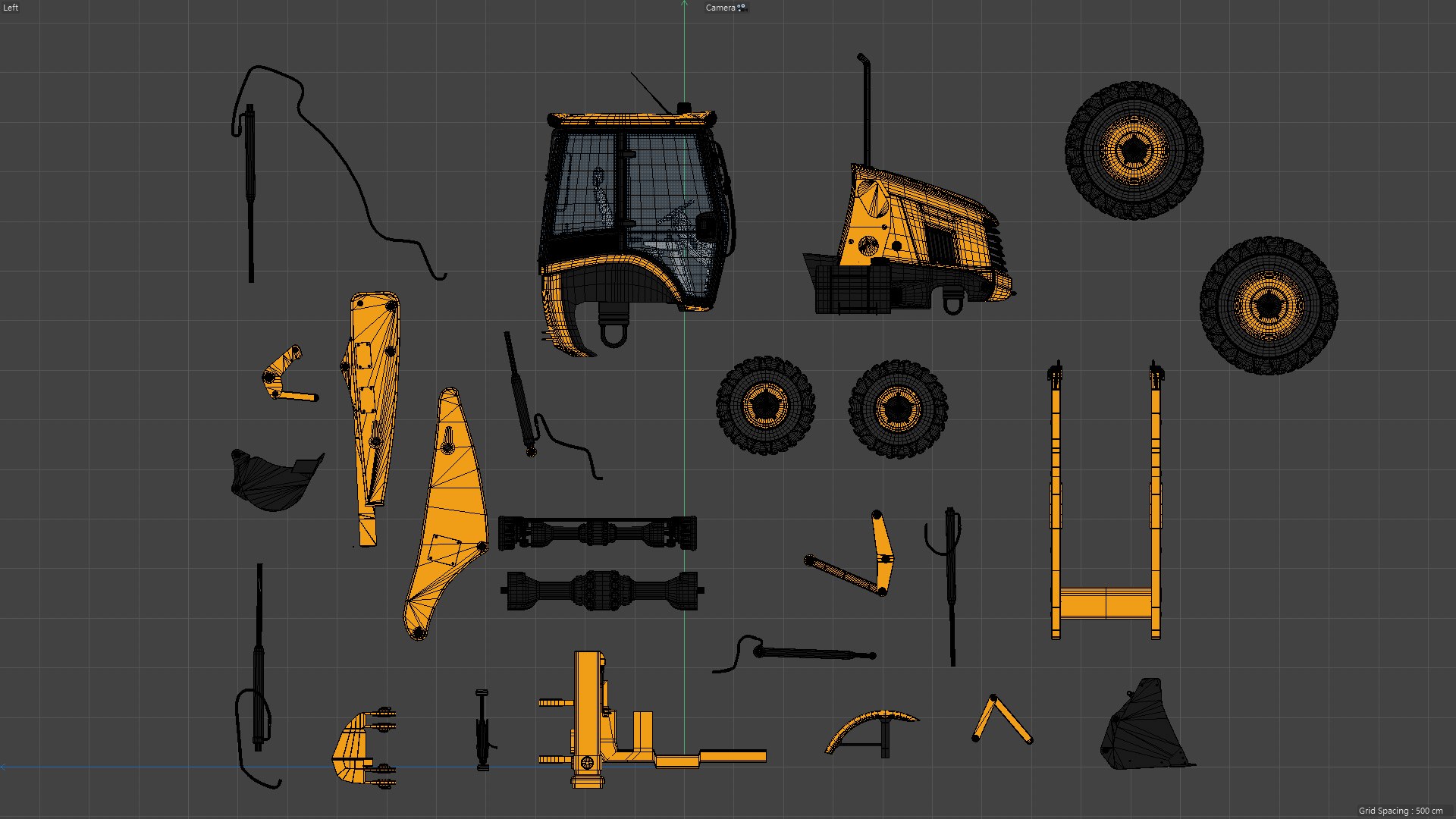 Backhoe Loader 3D Model - TurboSquid 1946640