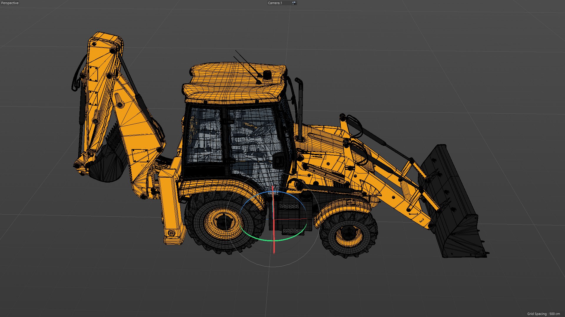 Backhoe Loader 3D Model - TurboSquid 1946640