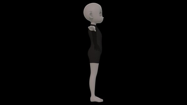 3D base mesh girl characterv12 model - TurboSquid 1405742