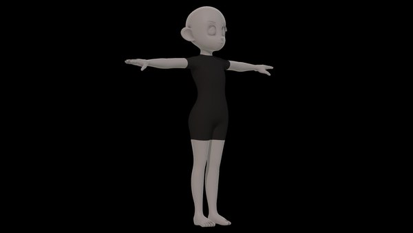 3D base mesh girl characterv12 model - TurboSquid 1405742
