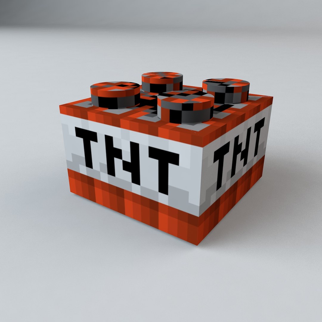 3d model minecraft legos block