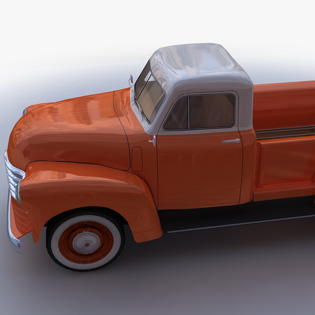 Generic Retro Pickup 3D Model - TurboSquid 1429082