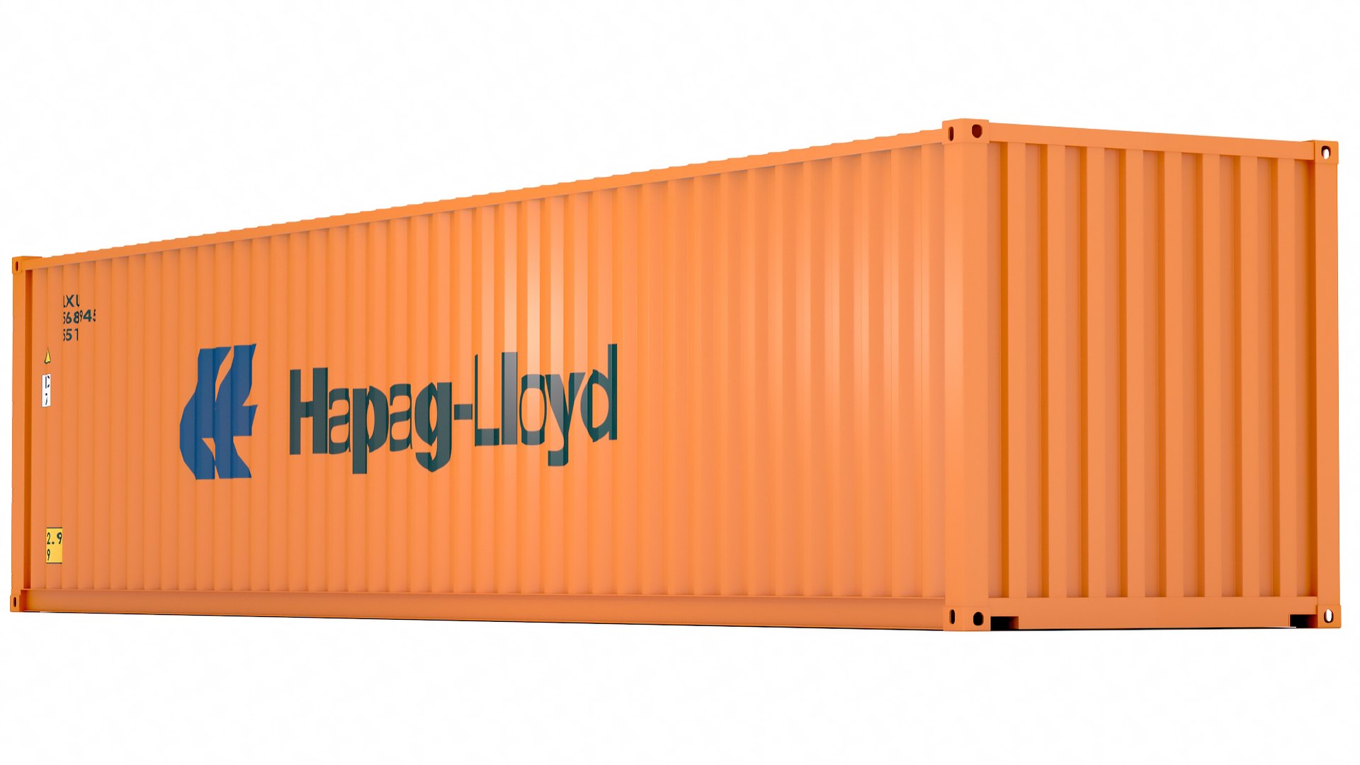 Hapag Lloyd Container 3D - TurboSquid 1565616