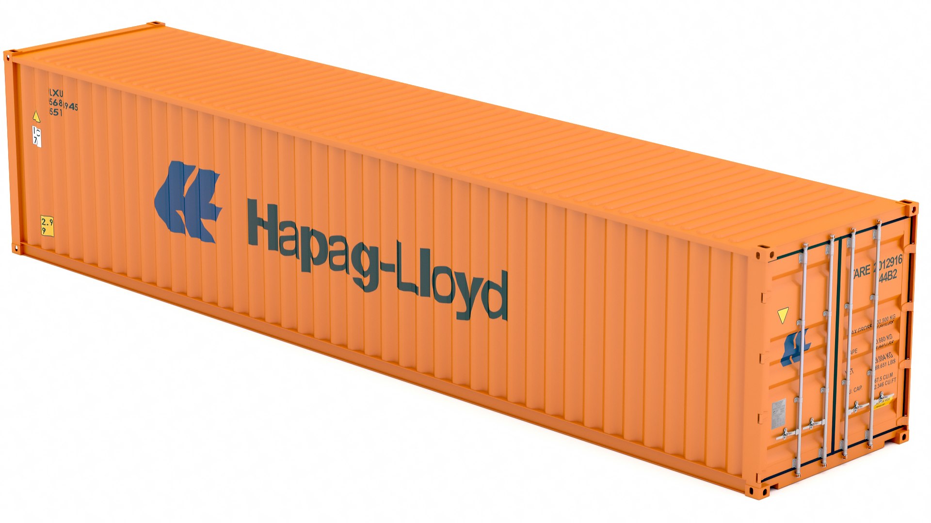 Hapag Lloyd Container 3D - TurboSquid 1565616