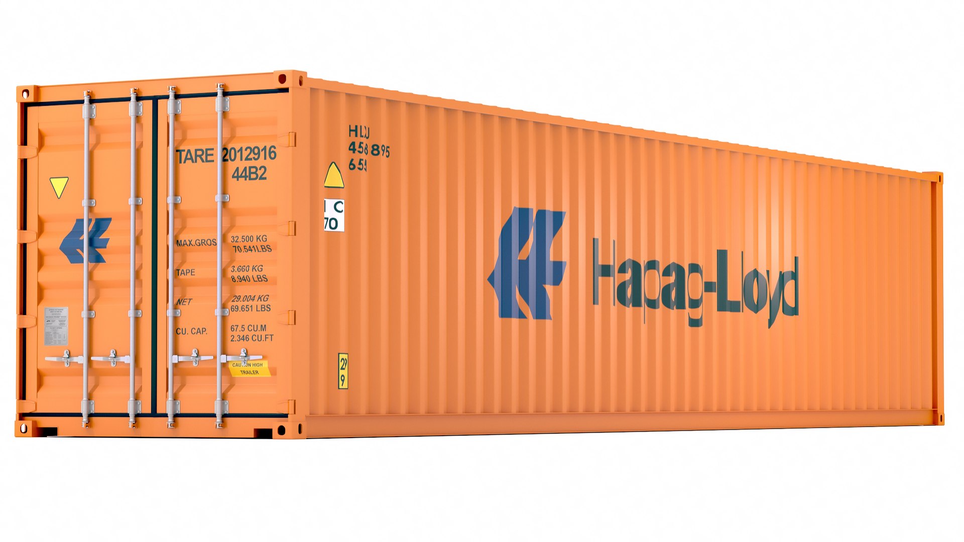 Hapag Lloyd Container 3D - TurboSquid 1565616