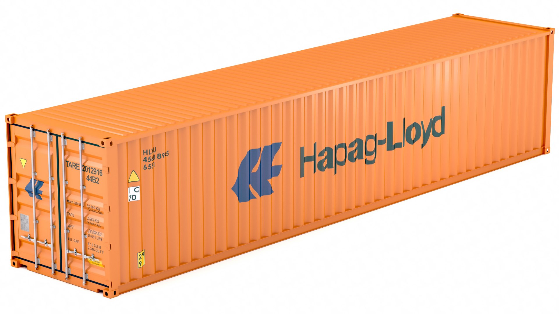 Hapag Lloyd Container 3D - TurboSquid 1565616