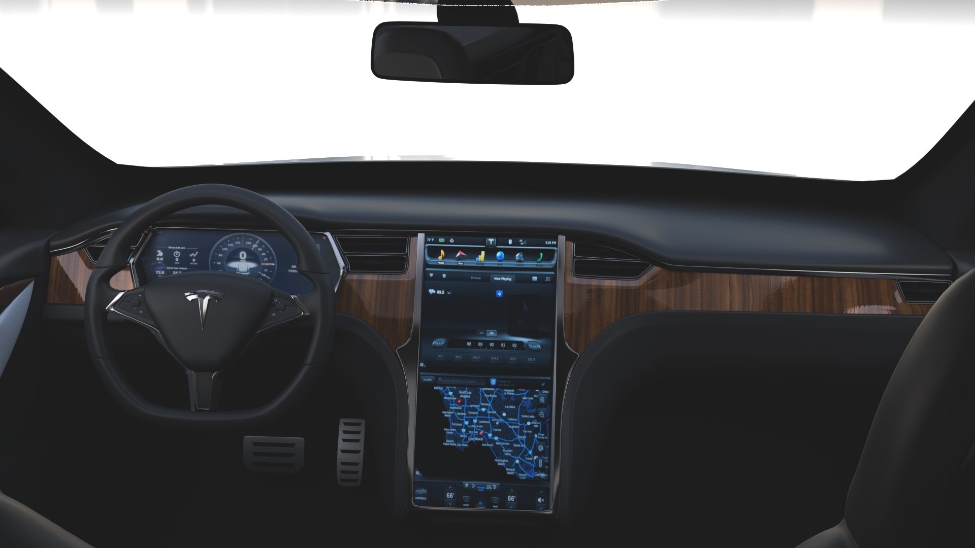 Tesla X Interior Chassis 3D - TurboSquid 1209085