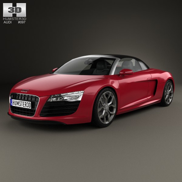 Audi r8 spyder model - TurboSquid 1240204