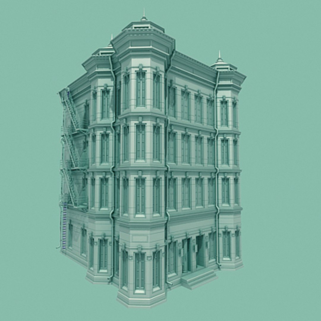 1890 Building 3d 3ds