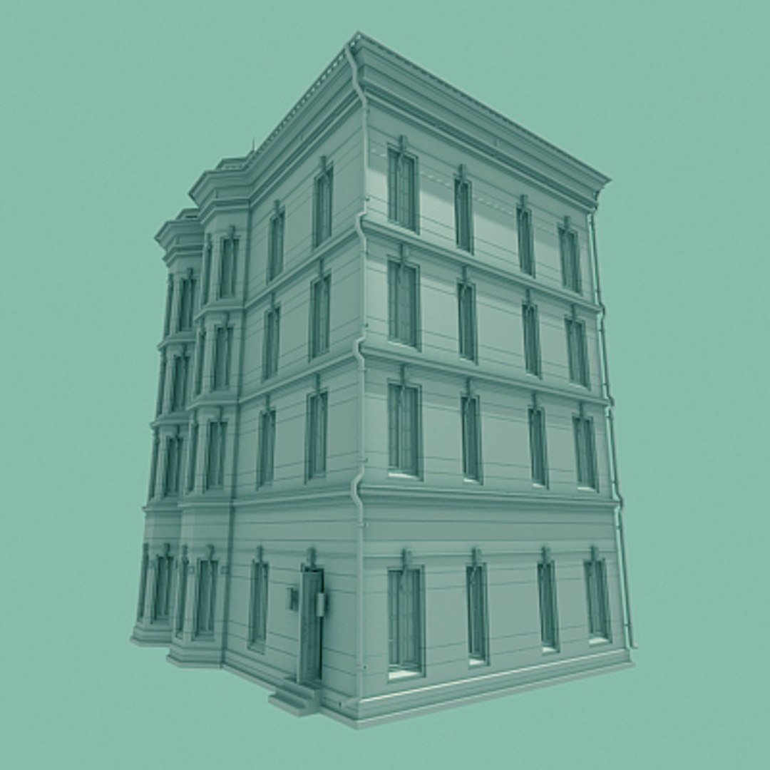 1890 Building 3d 3ds