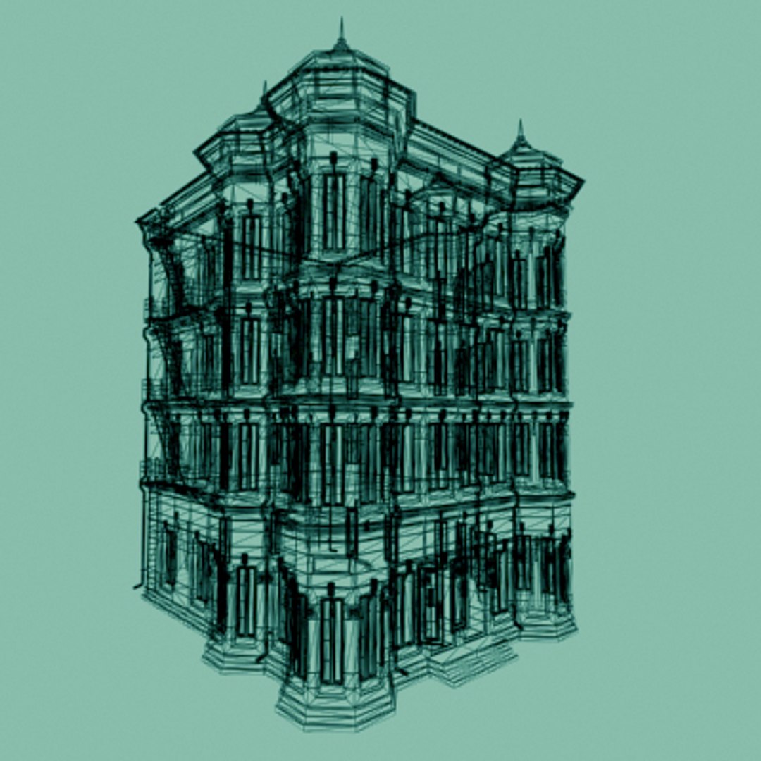 1890 Building 3d 3ds