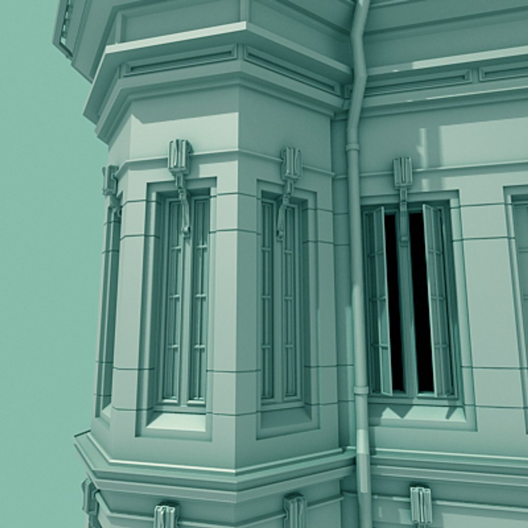 1890 Building 3d 3ds