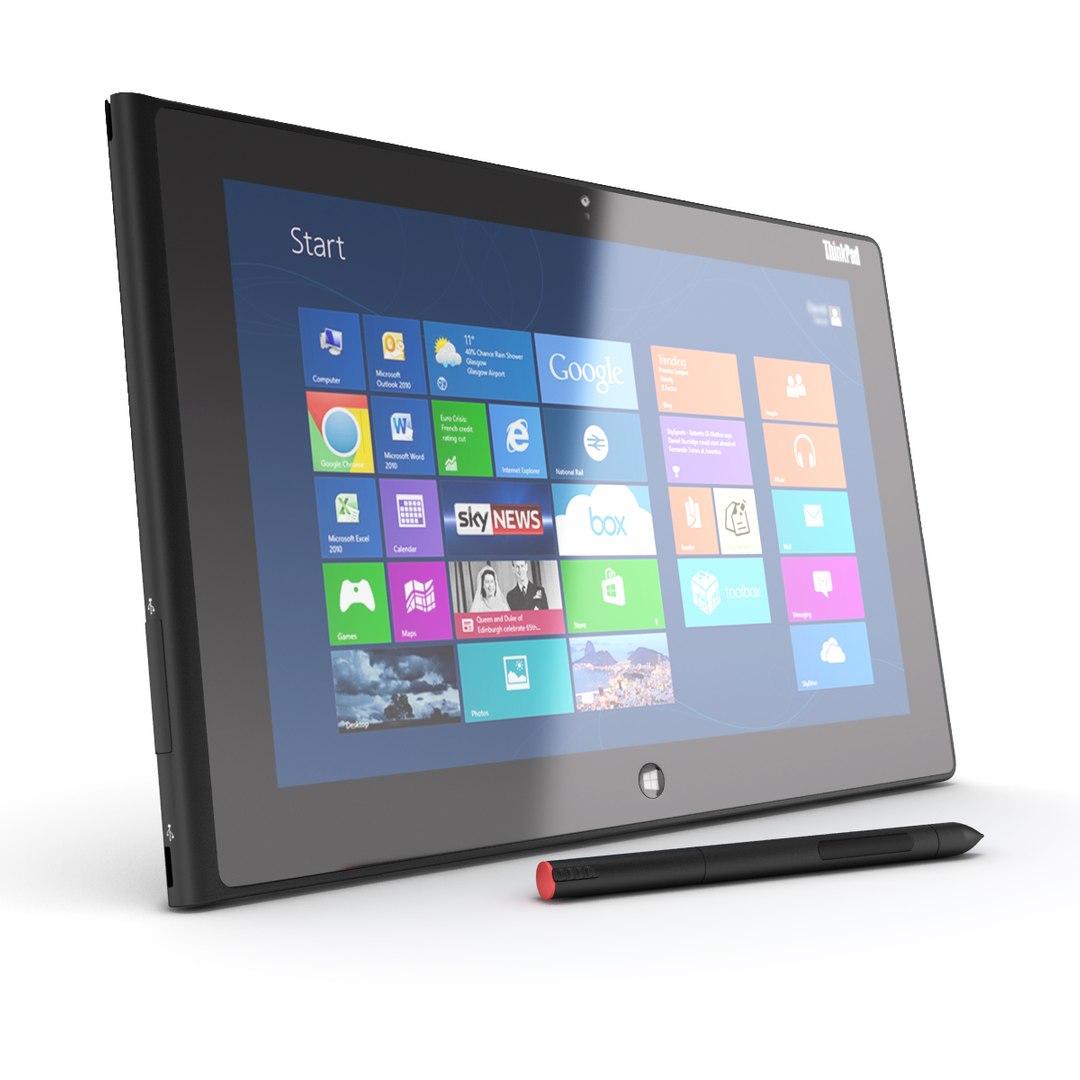 3d Model Lenovo Thinkpad 2