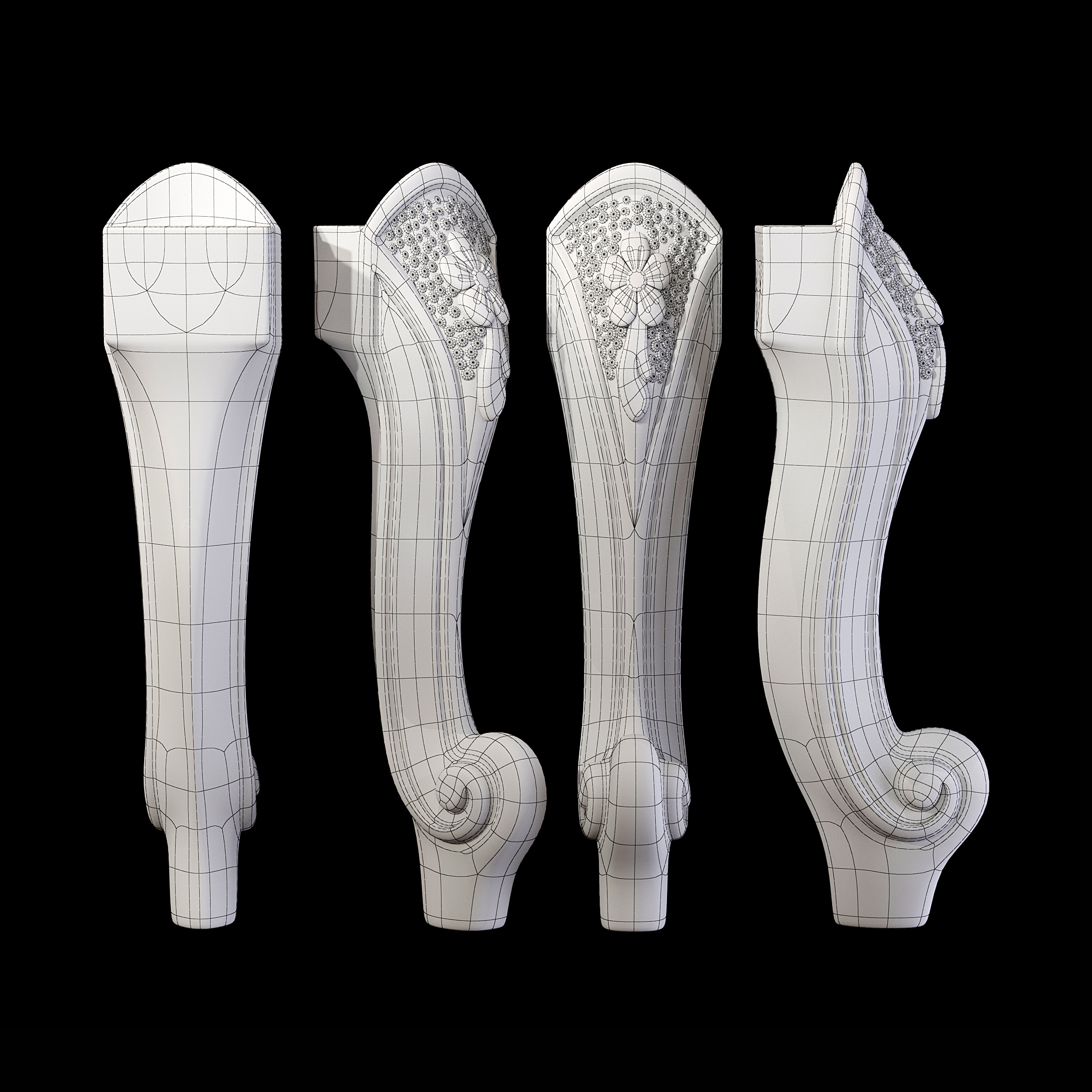 modelo 3d Pierna clásica 014 - TurboSquid 1741117