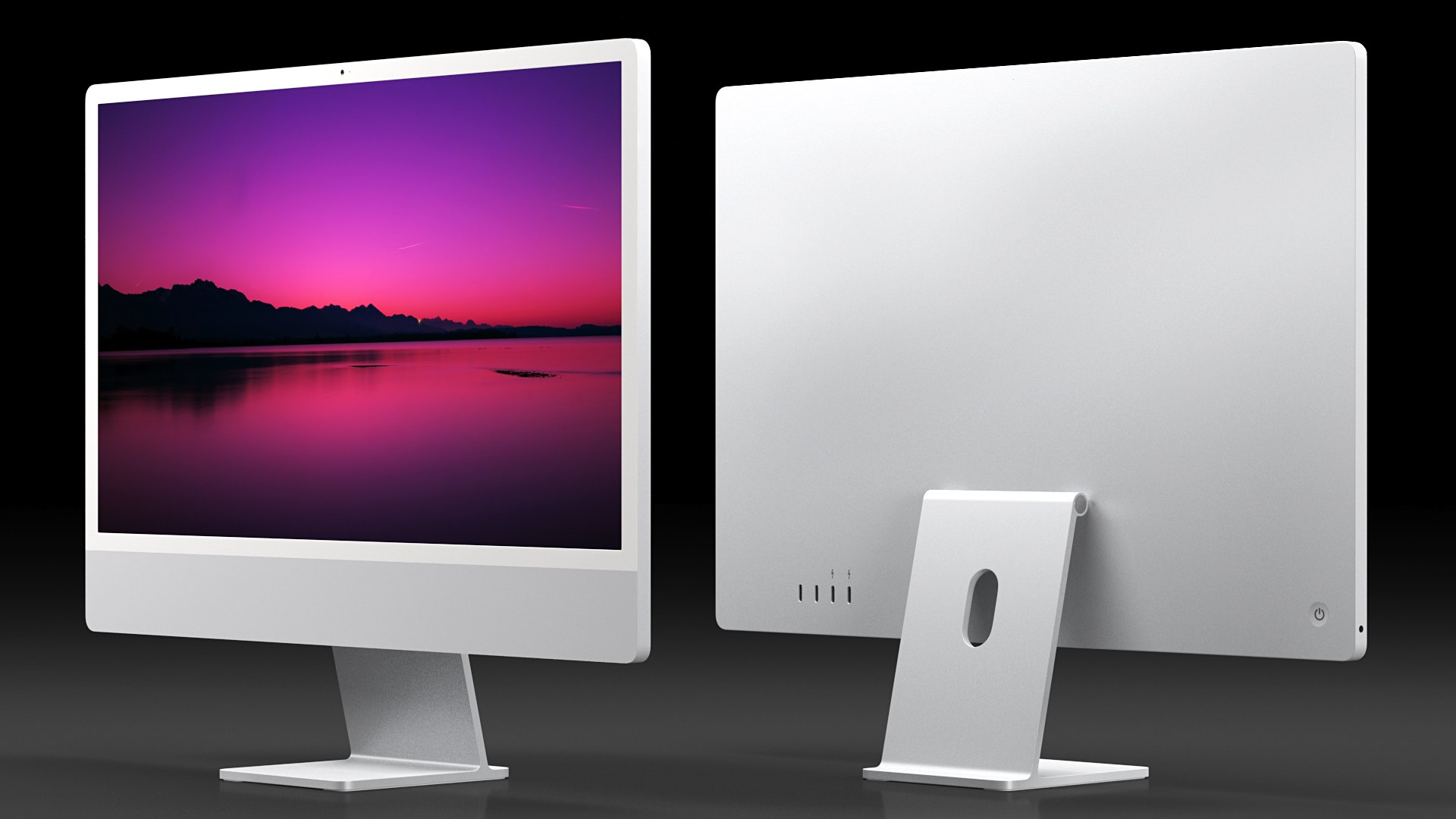 Desktop Silver 3D Model - TurboSquid 1757158