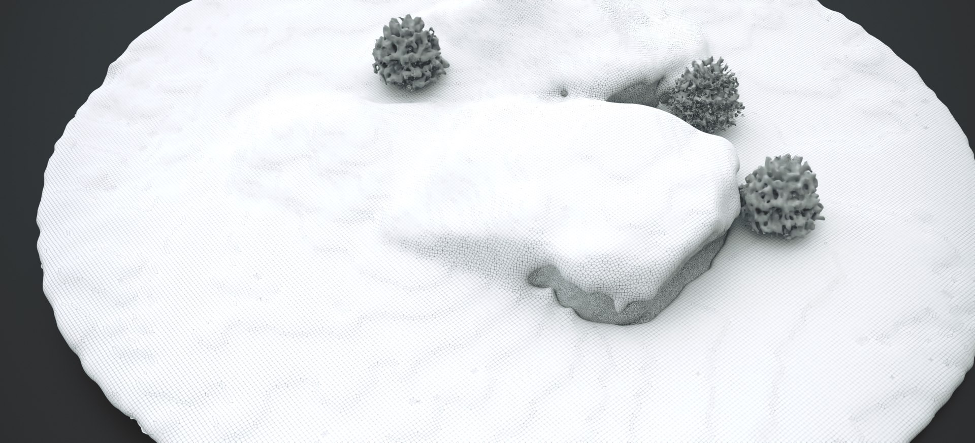 3D model SNOW ROCKS LANDSCAPE 2022 MAX 2019 RAW - TurboSquid 2026969