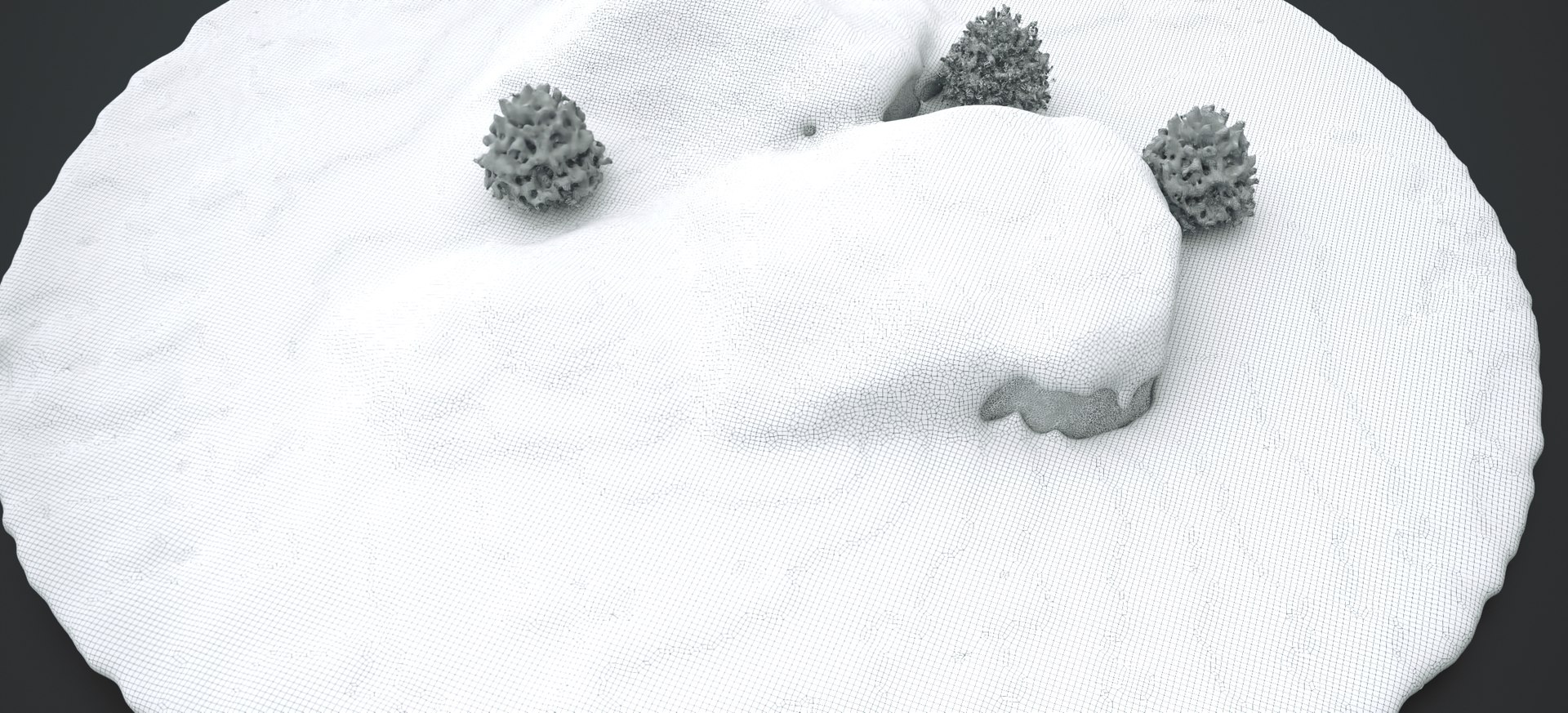 3D model SNOW ROCKS LANDSCAPE 2022 MAX 2019 RAW - TurboSquid 2026969