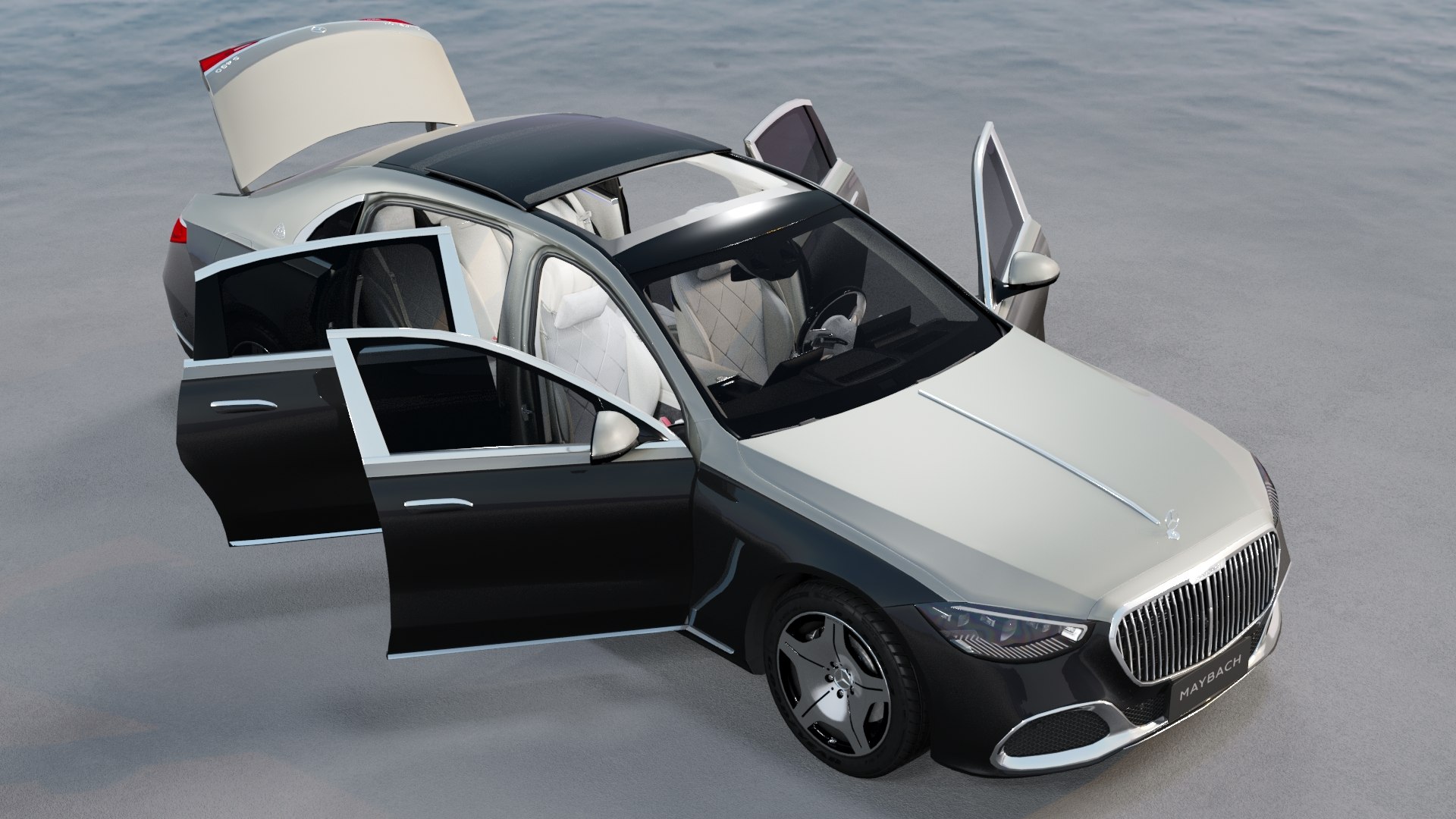 Mercedes-Benz Maybach S-Class S480 2025 3D Model - TurboSquid 2410732