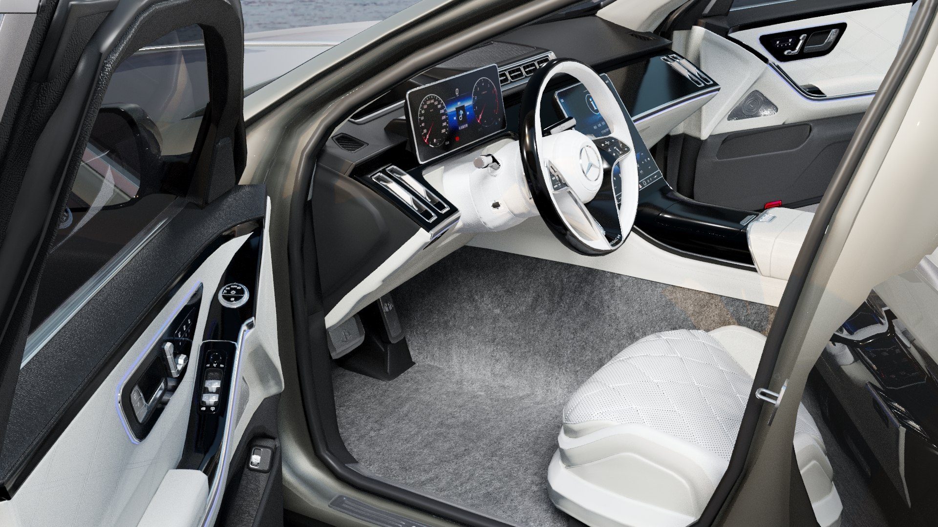 Mercedes-Benz Maybach S-Class S480 2025 3D Model - TurboSquid 2410732