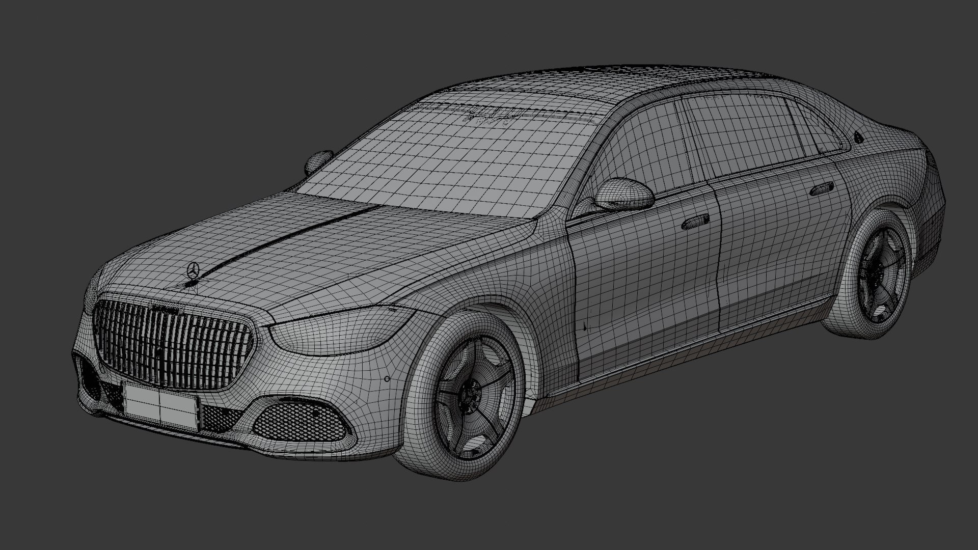Mercedes-Benz Maybach S-Class S480 2025 3D Model - TurboSquid 2410732