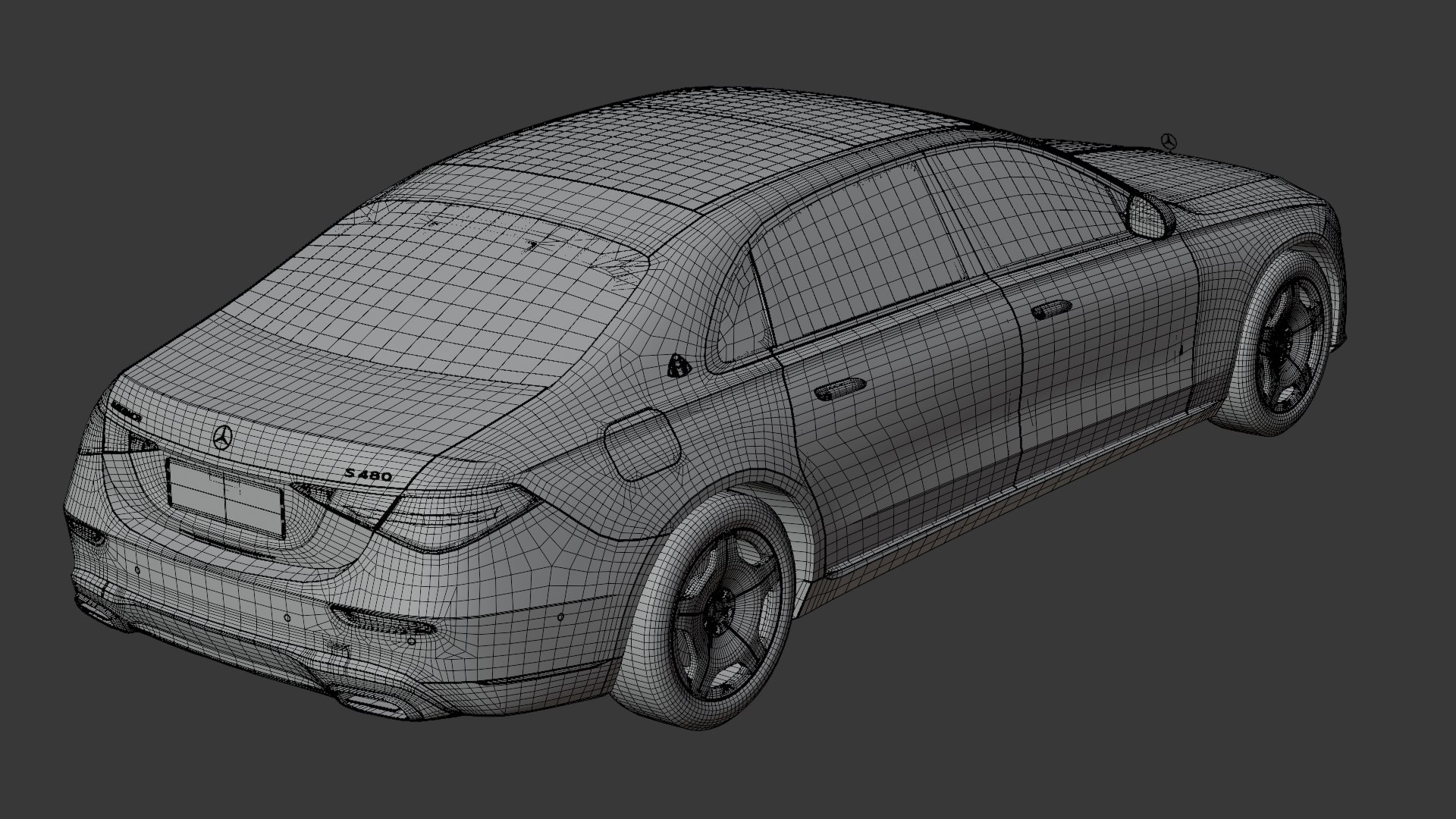 Mercedes-Benz Maybach S-Class S480 2025 3D Model - TurboSquid 2410732