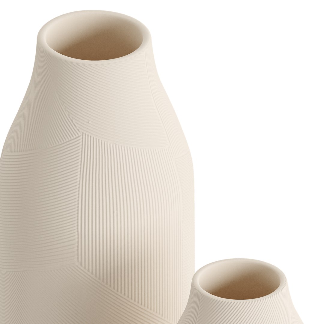 3D Textured Ceramic Vase 2 - TurboSquid 2275379