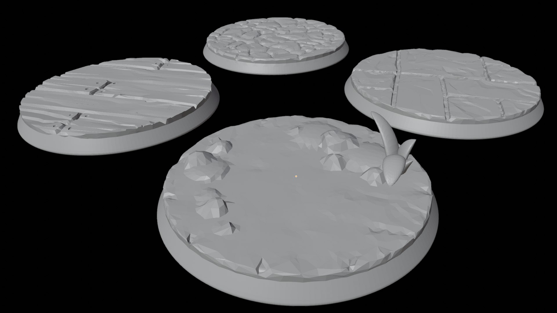 3D Model 28mm Bases - TurboSquid 2101730