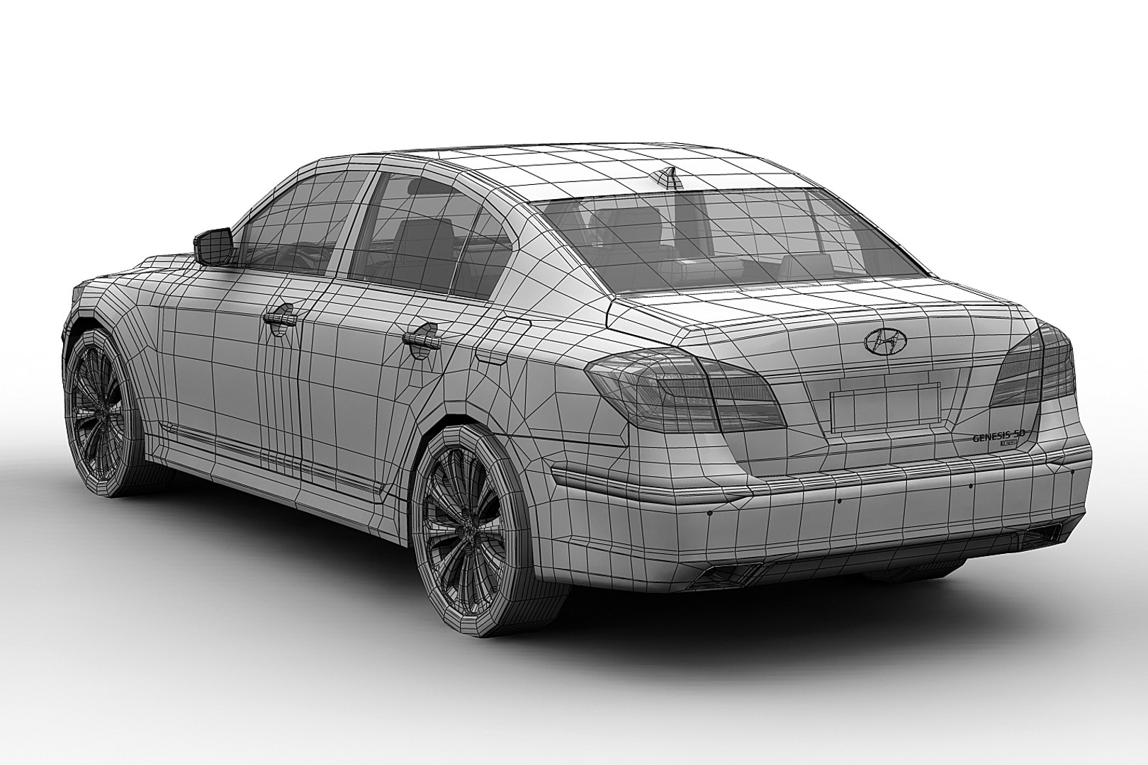 3d Model Hyundai Genesis