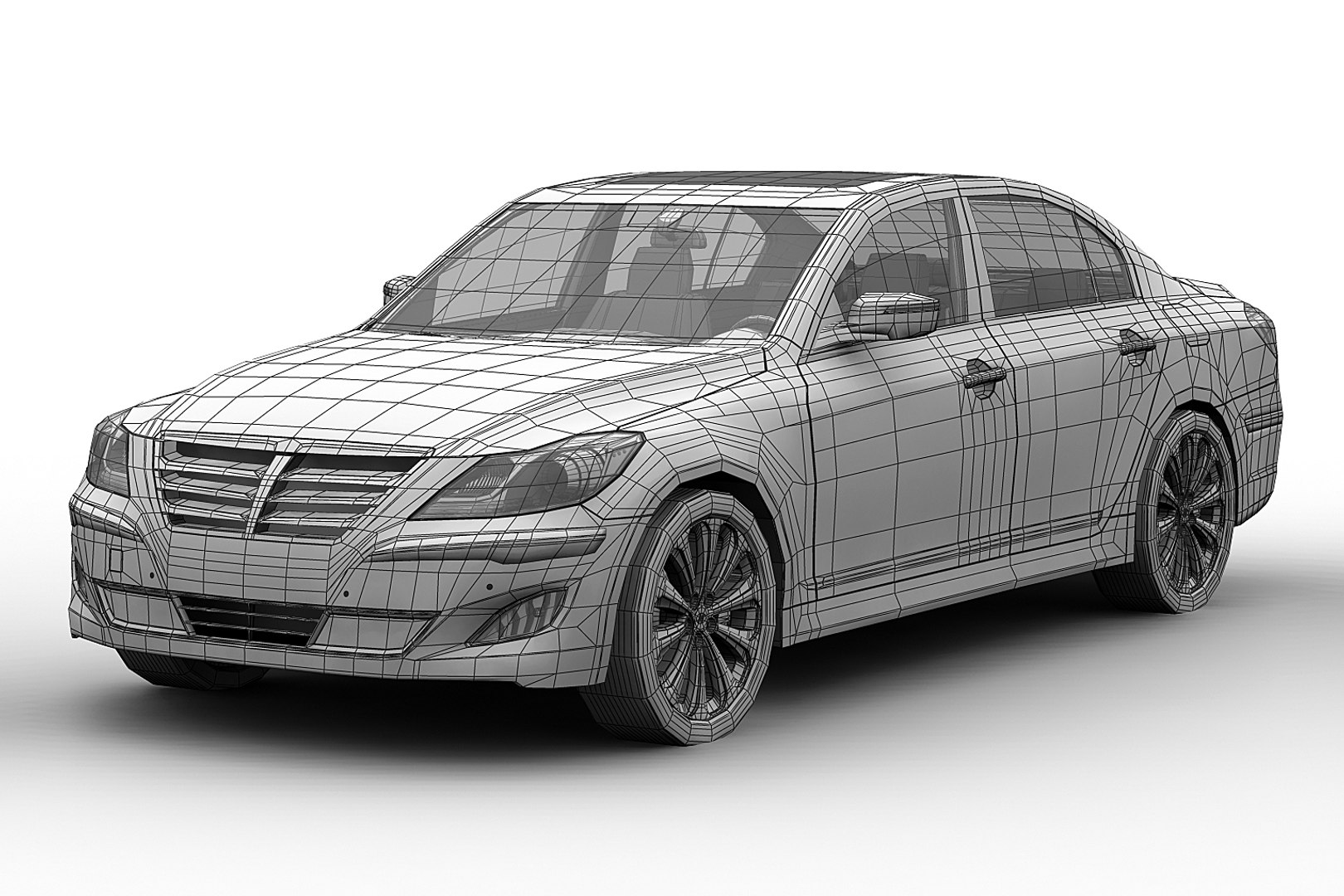 3d Model Hyundai Genesis