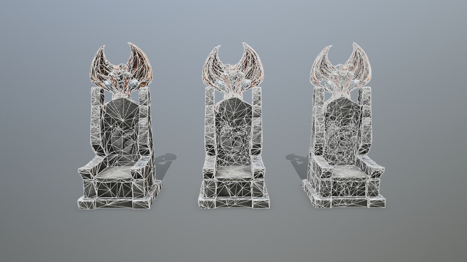 Devil Stone Throne 3D Model - TurboSquid 2275820