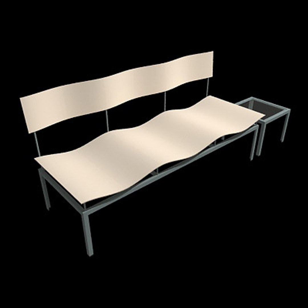 Bench Seating 3d Model