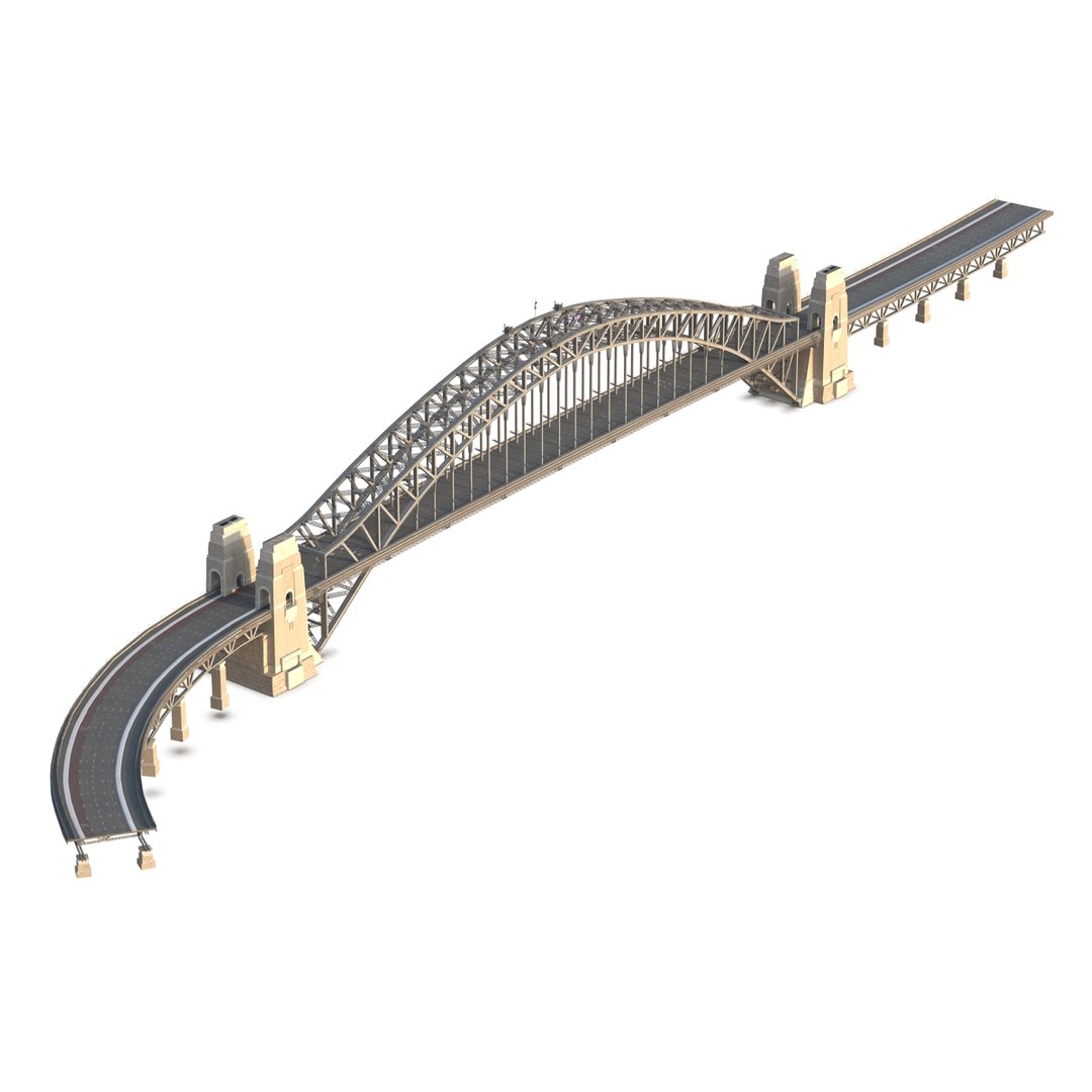 3d model sydney harbour bridge