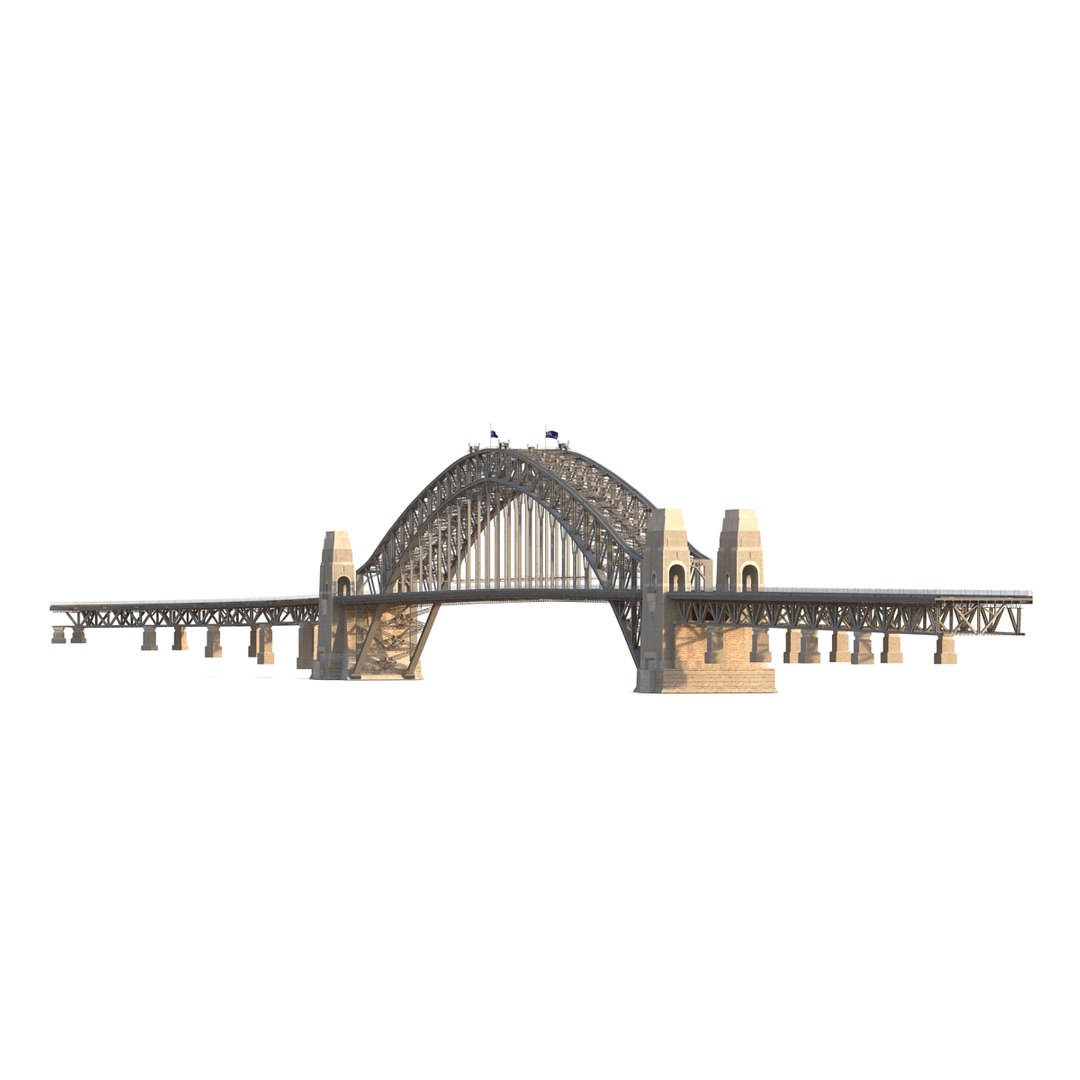 3d model sydney harbour bridge