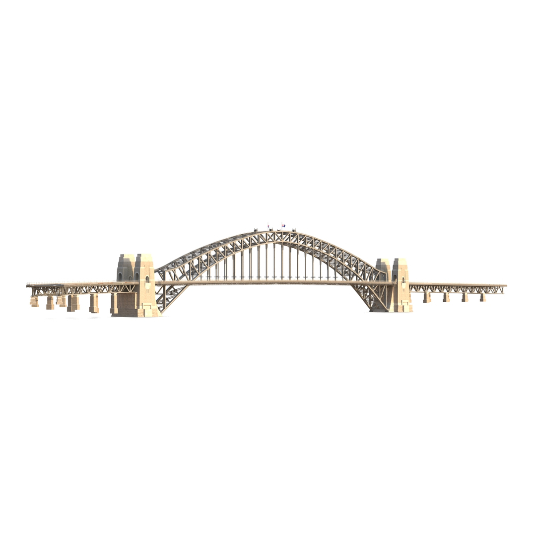 3d model sydney harbour bridge