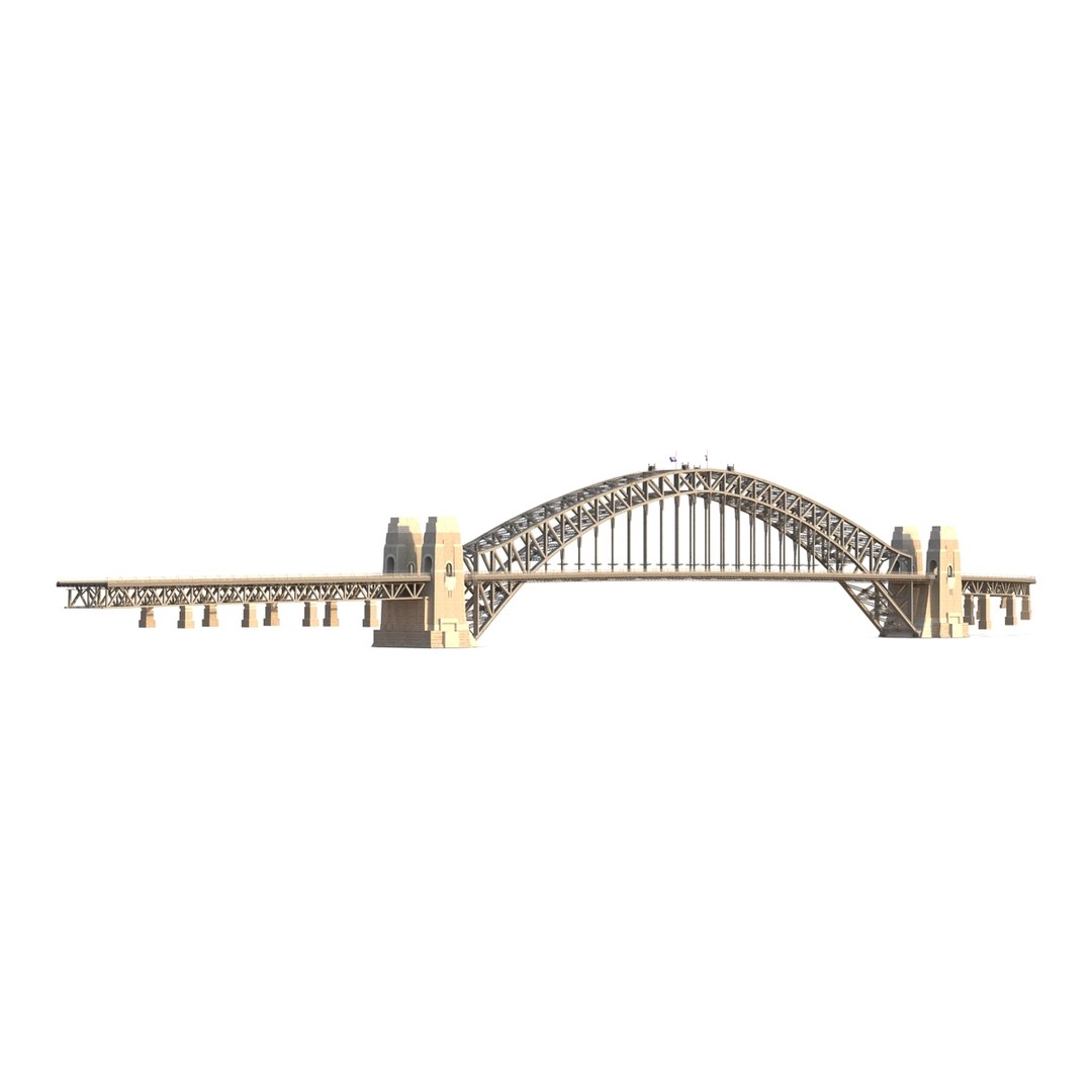 3d model sydney harbour bridge
