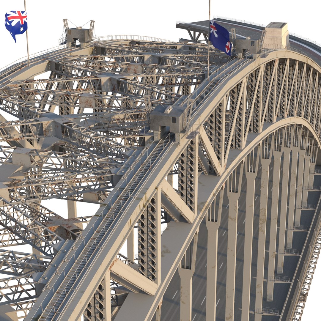 3d model sydney harbour bridge