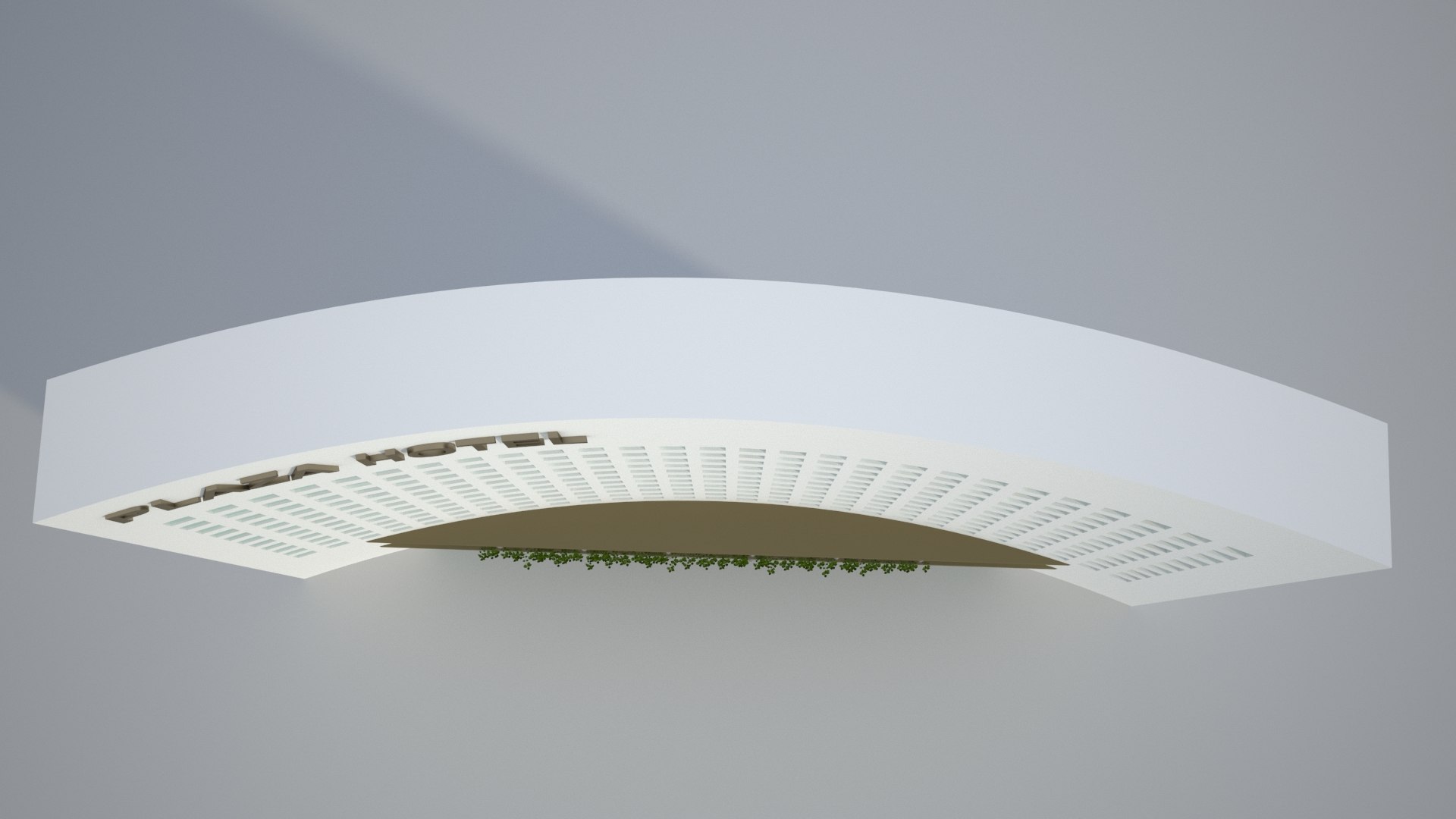 3D Realistic Hotel Architecture Proxy Model - TurboSquid 1307100