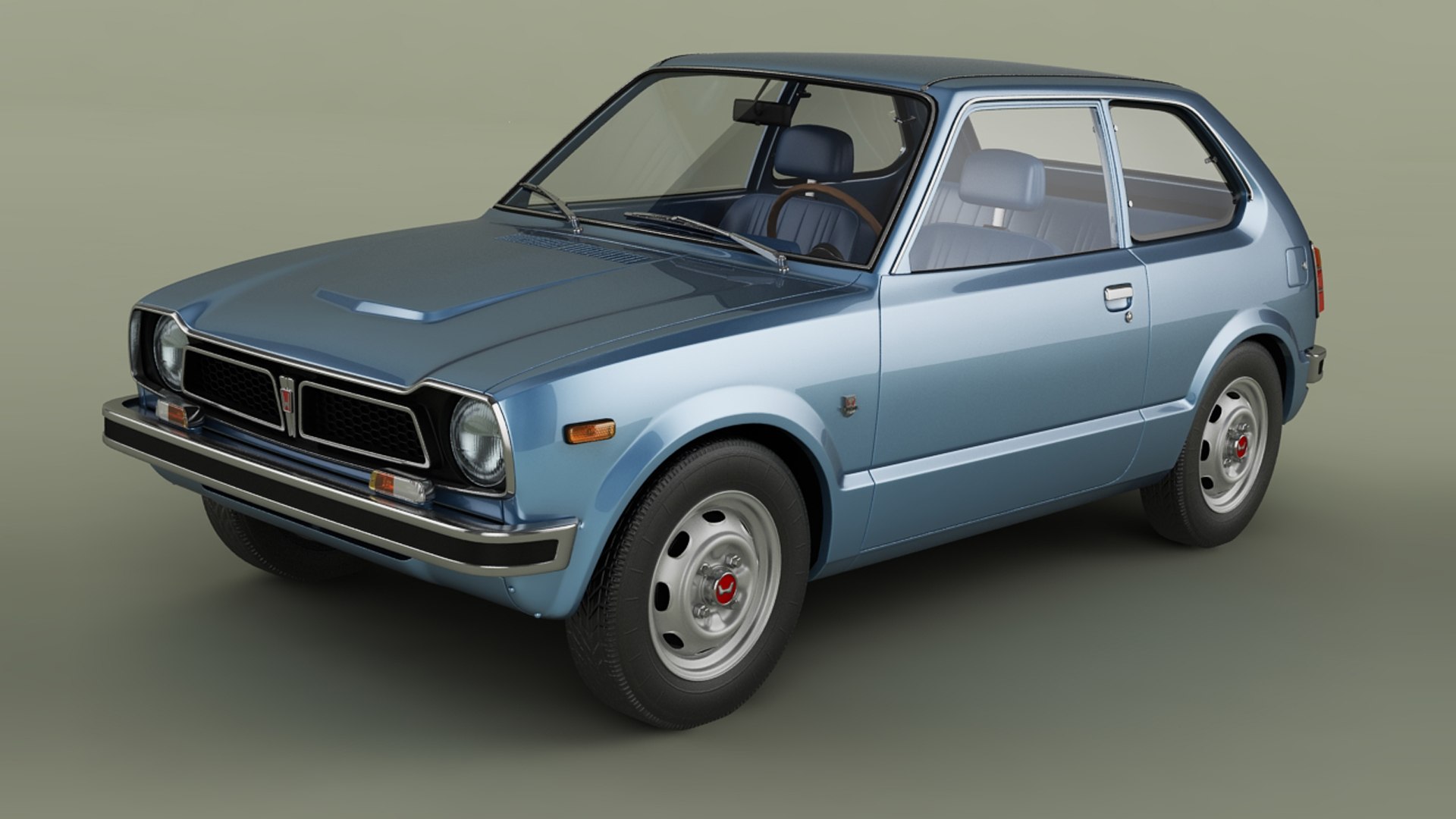 3D Honda Civic 3-door 1976 - TurboSquid 2198574