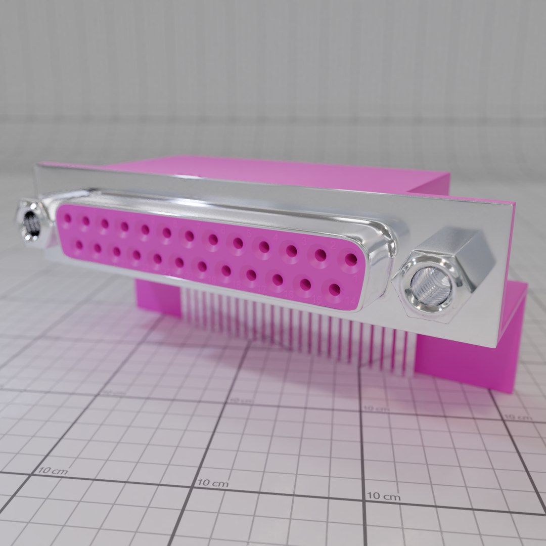 Printer Port 3D Model - TurboSquid 1206513