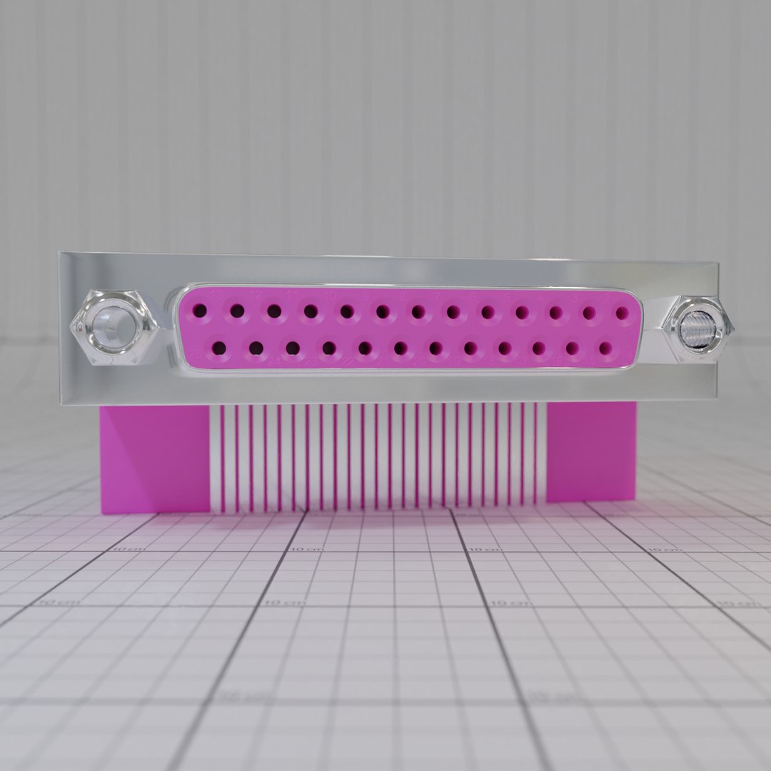 Printer Port 3D Model - TurboSquid 1206513