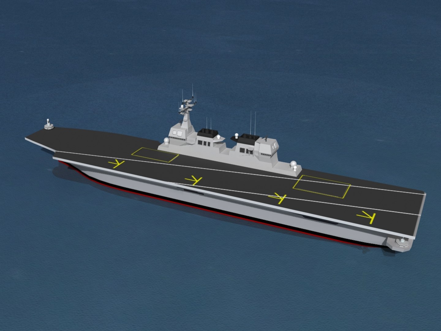 Carrier Hyuga Class Helicopter Max