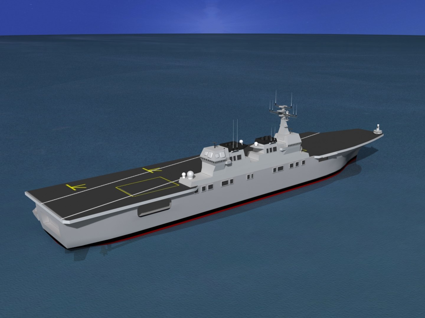 Carrier Hyuga Class Helicopter Max