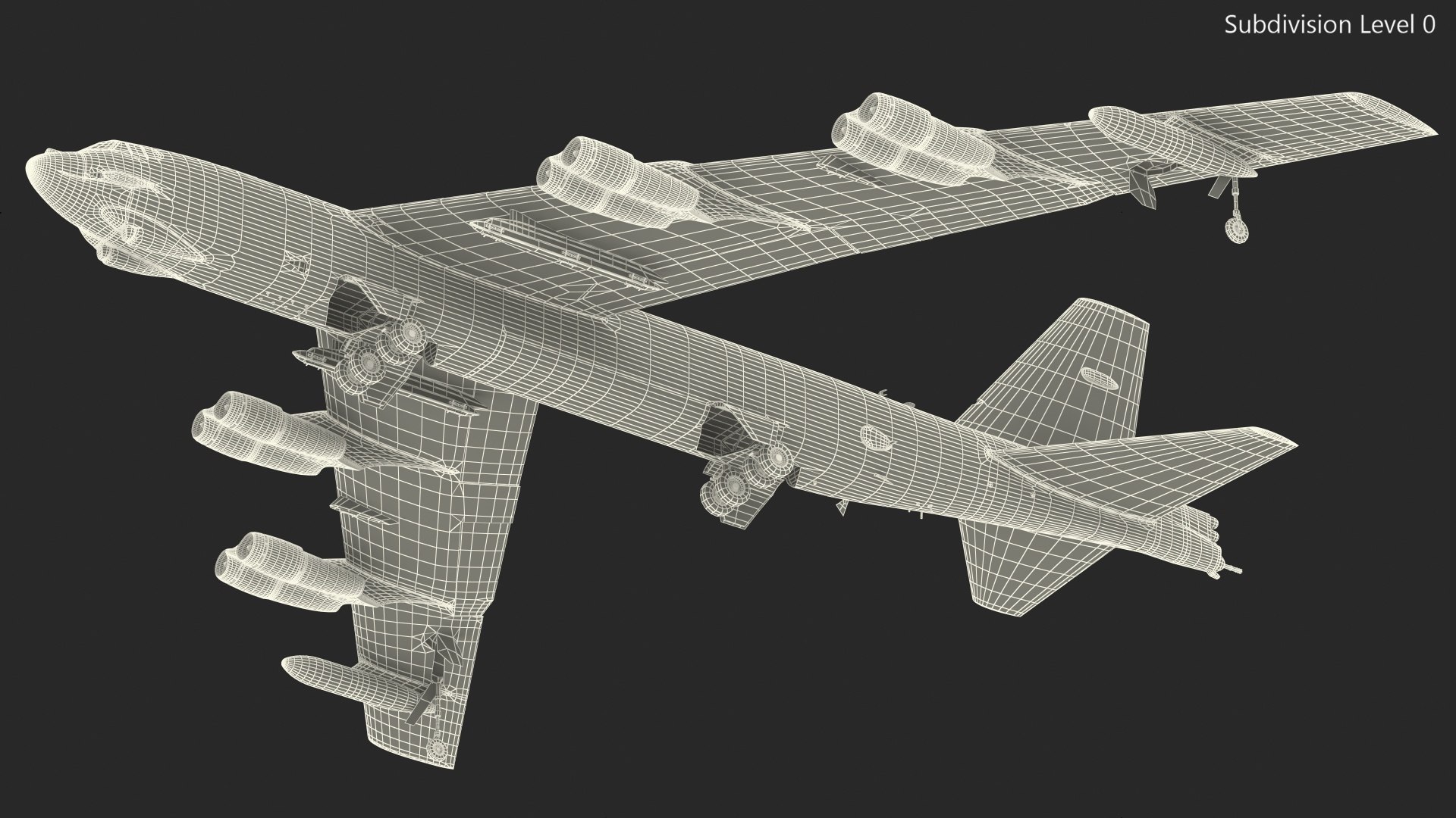 3D boeing b52 stratofortress strategic - TurboSquid 1610999
