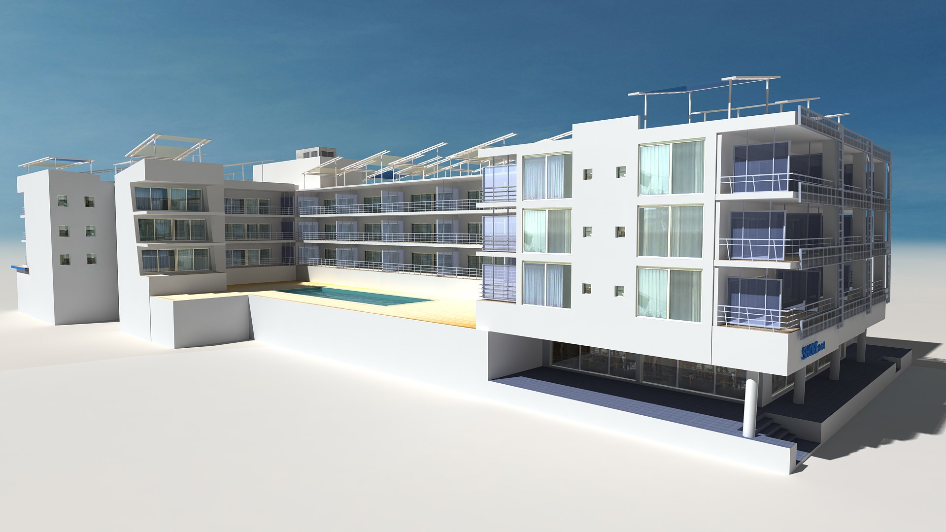 3D Beach Building 12 - TurboSquid 1546788
